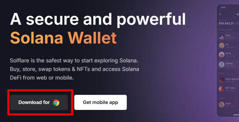 Solanaウォレット「ソルフレア（Solflare）」の作り方 – 暗号資産アイデア365