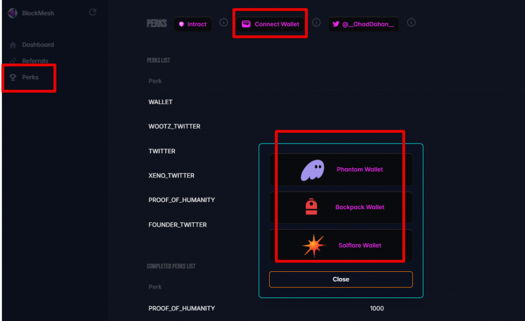 BlockMesh Network でウォレットに接続できるようになりました！ – 暗号資産アイデア365